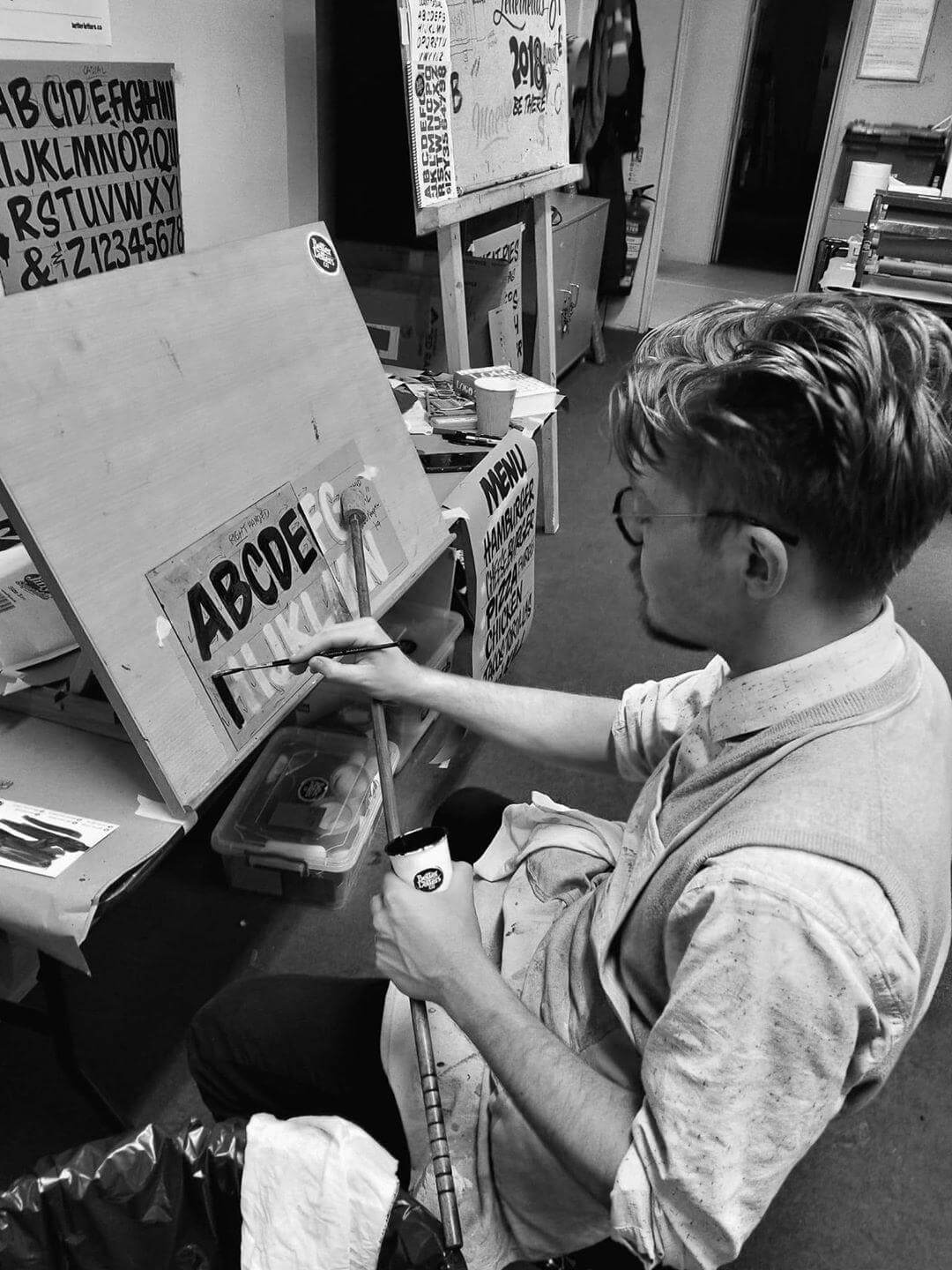 Signwriting Practice 2019 | Britain & Co Ltd, London Decorators